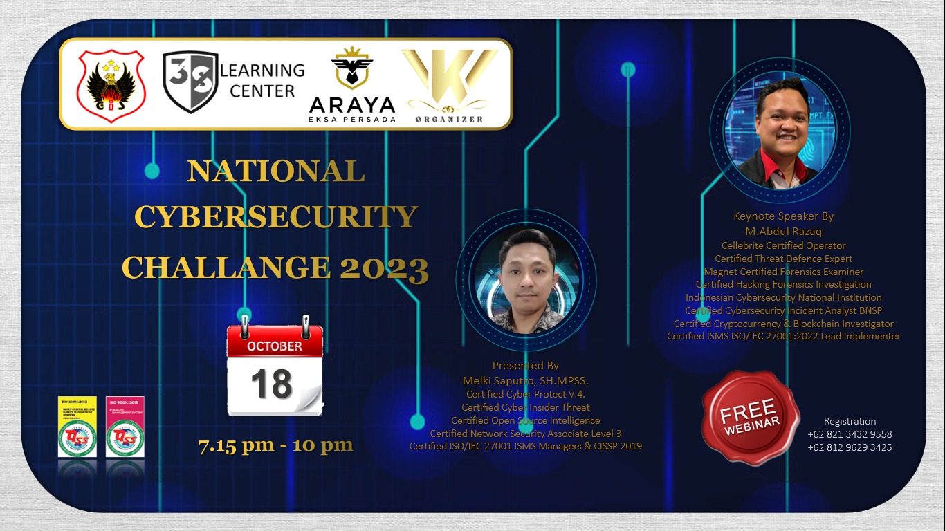 NATIONAL CYBERSECURITY CHALLANGE 2023 – GARUDA INDONESIA SUKSES